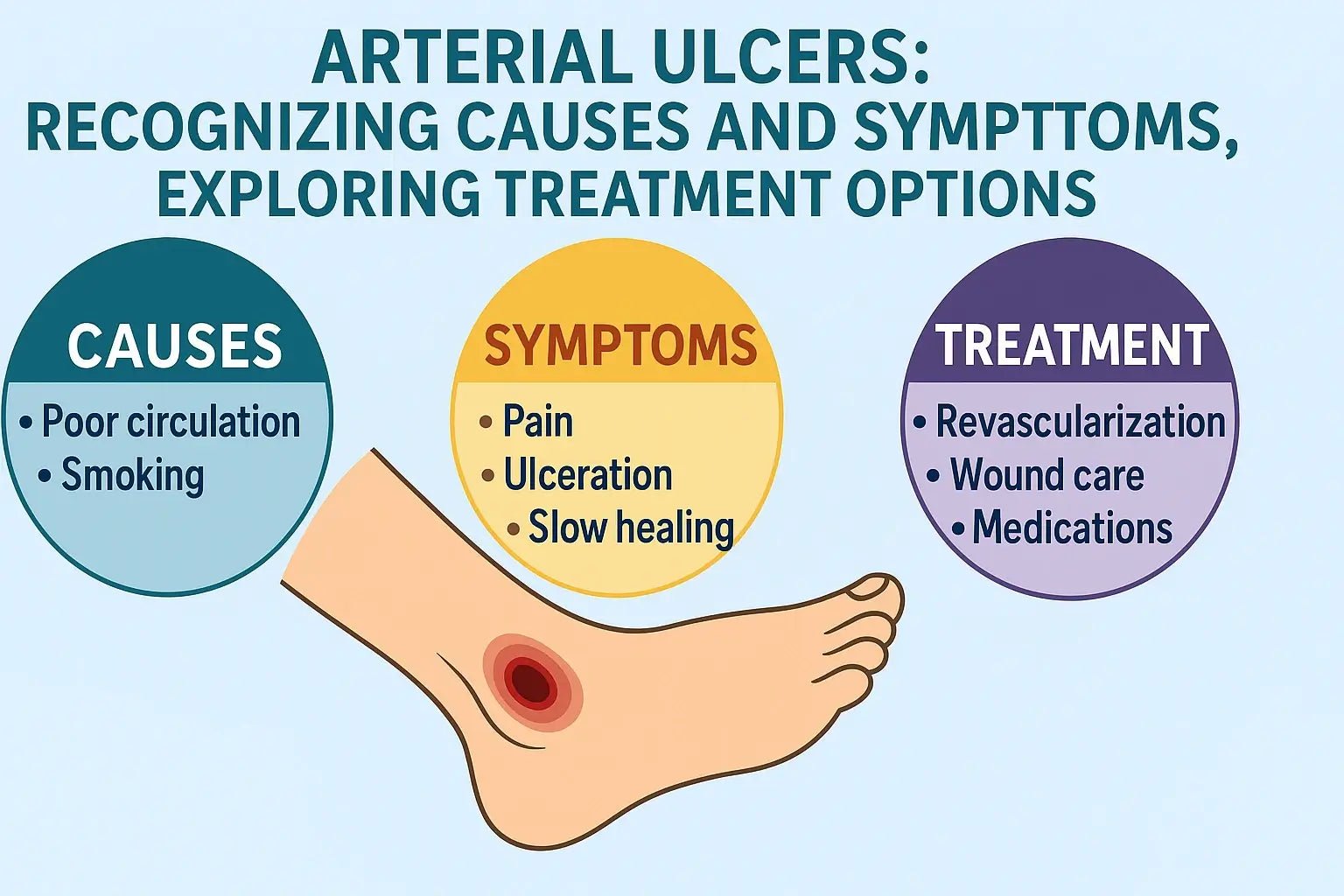Arterial Ulcers: Causes, Symptoms, and Treatment Options – CEEPORT