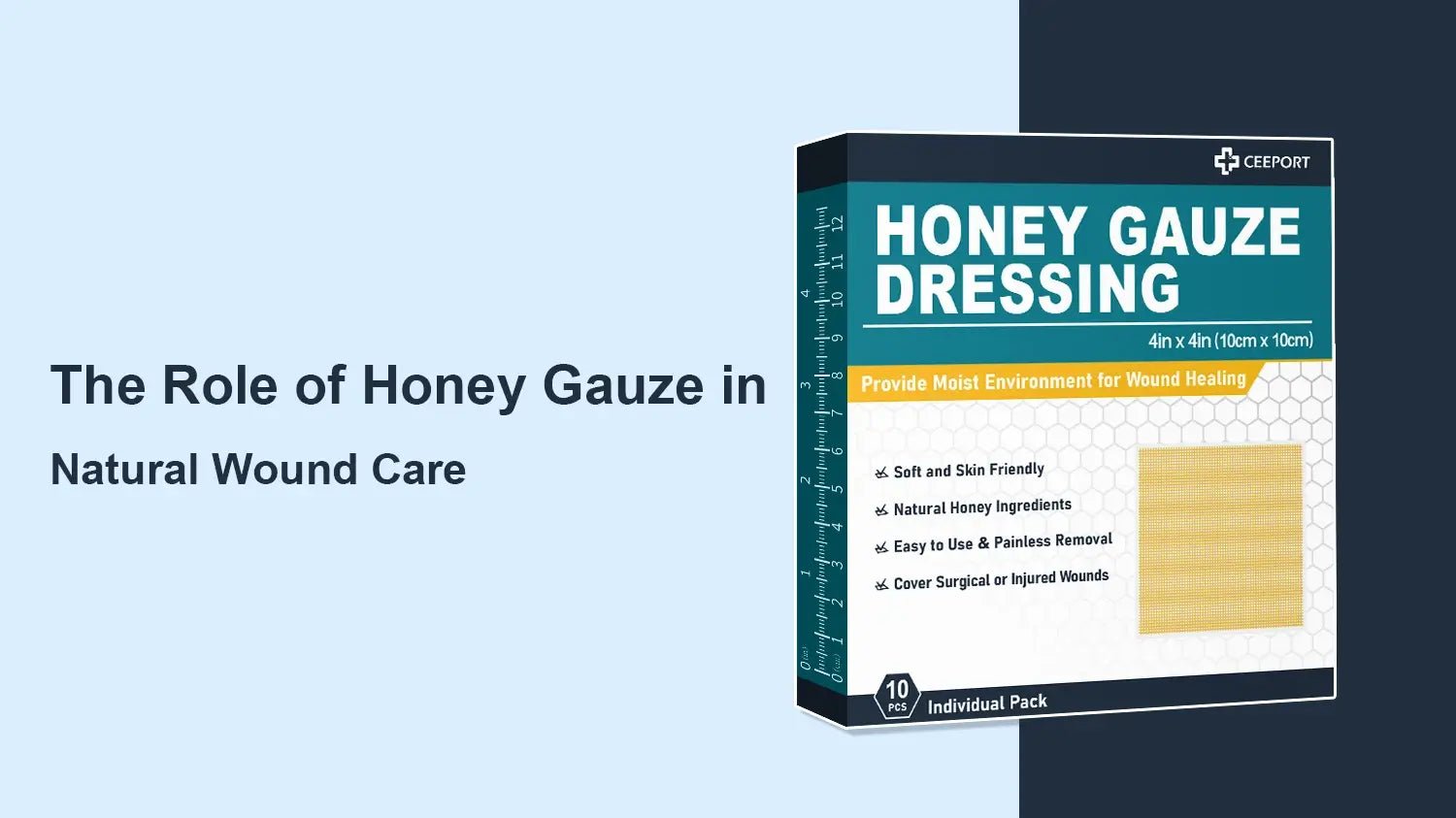 Honey Gauze Dressings for Natural Wound Care: Benefits & Uses – CEEPORT